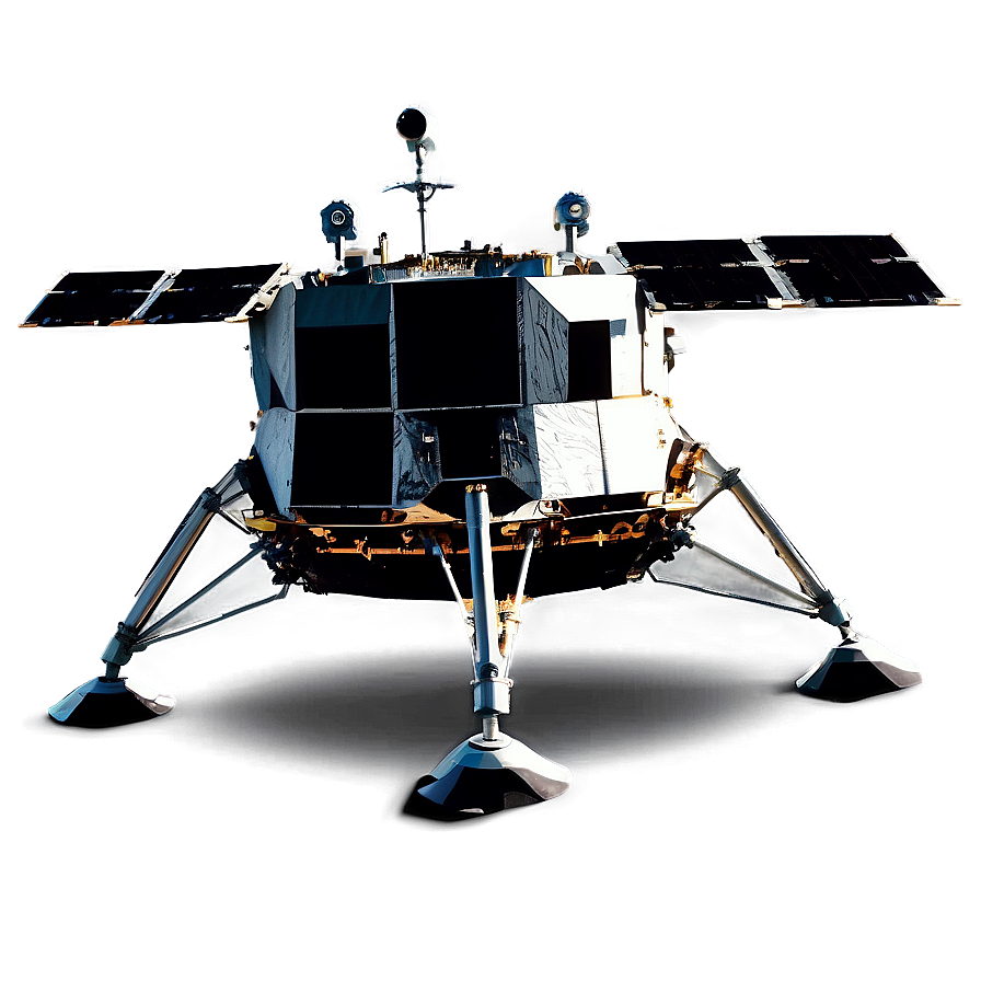 Download Crater Lunar Module Landing Png Fcw30 | Wallpapers.com