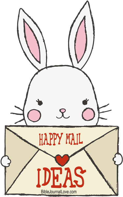 Download Cute Bunny Happy Mail Ideas | Wallpapers.com