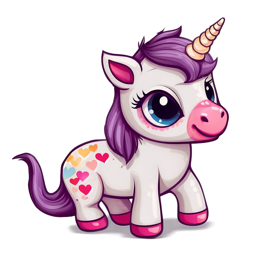 Download Cute Unicorn Clipart Png 06262024 | Wallpapers.com