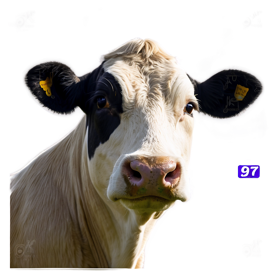 Download Dairy Cow Face Png Ehf83 | Wallpapers.com