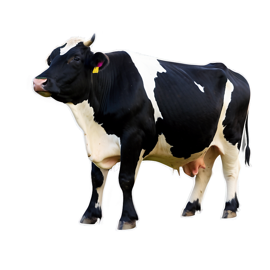 Download Dairy Cow Grazing Silhouette Png Hbr70 | Wallpapers.com