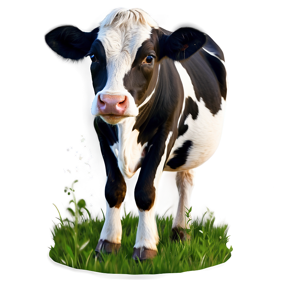 Download Dairy Cow Illustration Png Ywh | Wallpapers.com