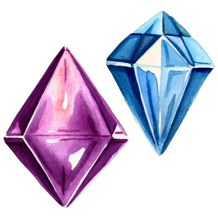 Download Diamond Shape Watercolor Png 05252024 | Wallpapers.com