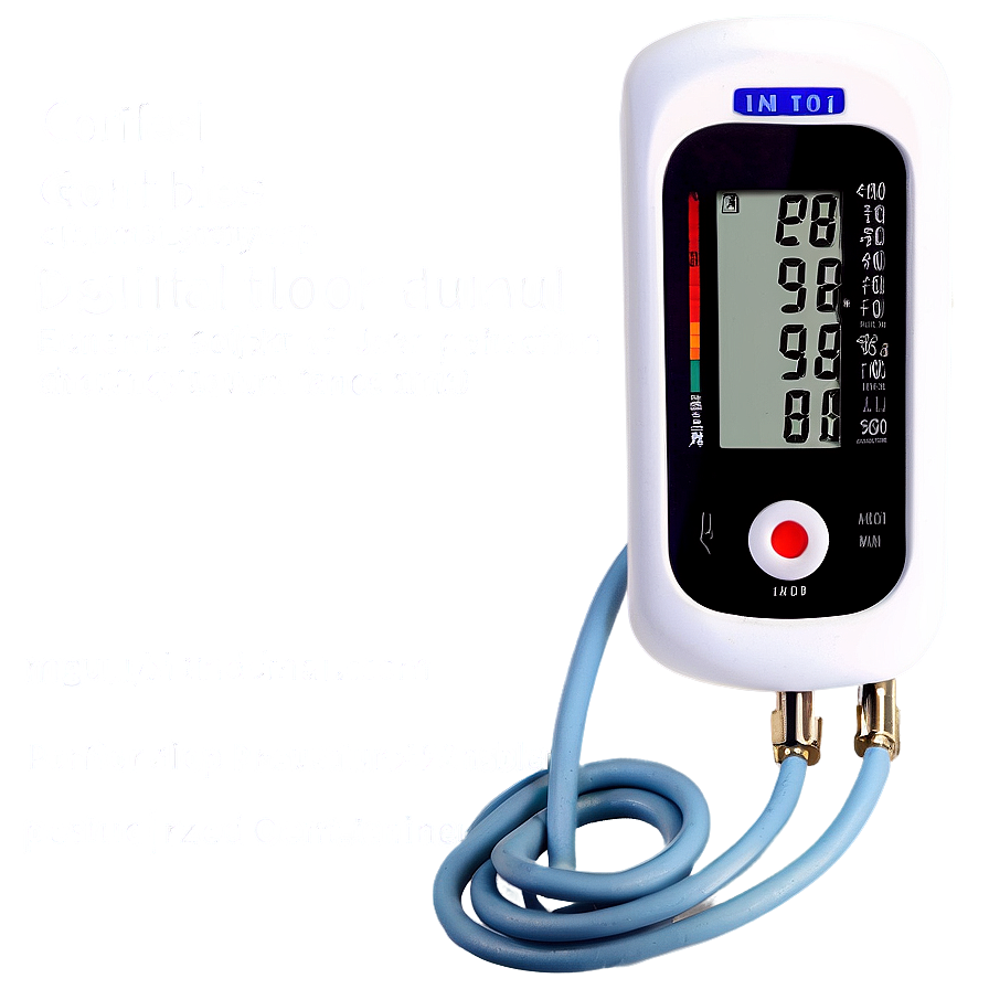 Download Digital Blood Pressure Meter Png Gyt | Wallpapers.com