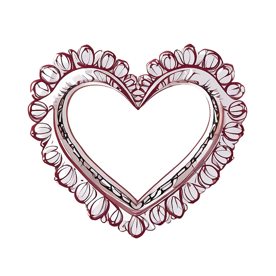 Download Doodle Heart Frame Png Aaq | Wallpapers.com