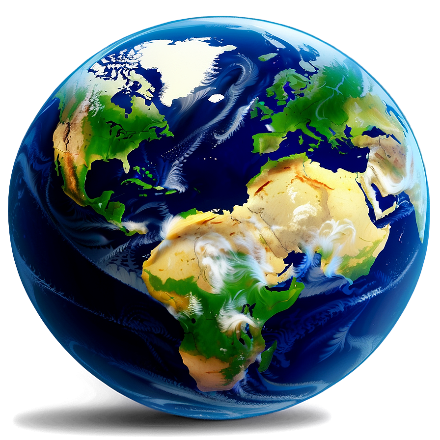 Download Earth Clipart With Oceans Png Umc | Wallpapers.com