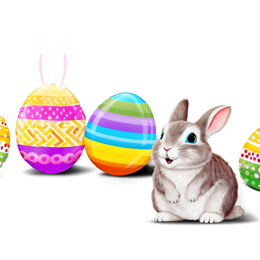 Download Easter Bunny Hide And Seek Png Ytf94 | Wallpapers.com
