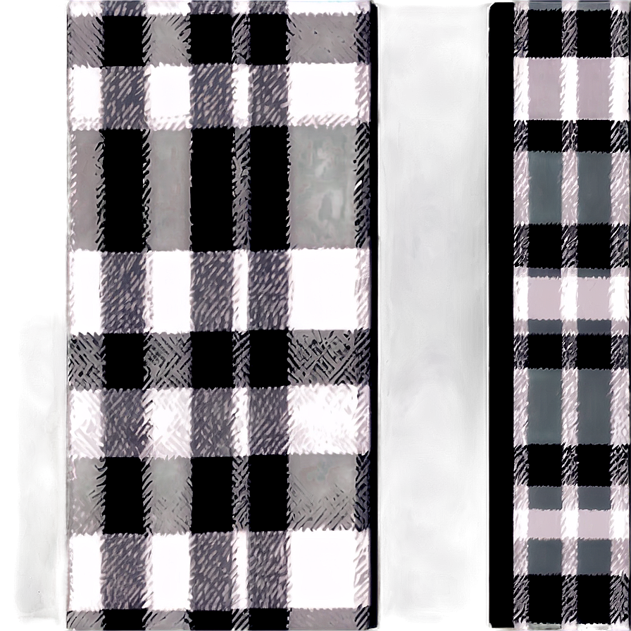 Download Edgy Black And White Plaid Png 15 | Wallpapers.com
