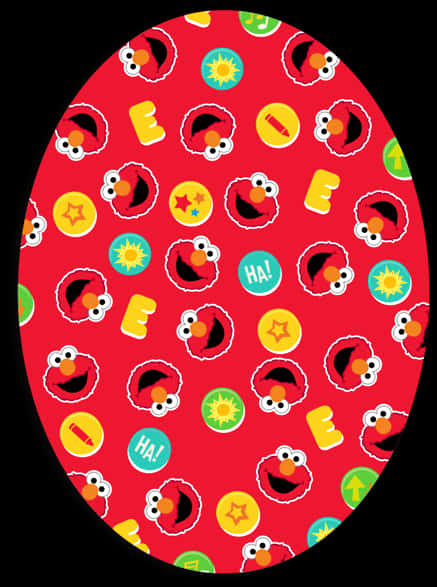 Download Elmo Pattern Red Background | Wallpapers.com