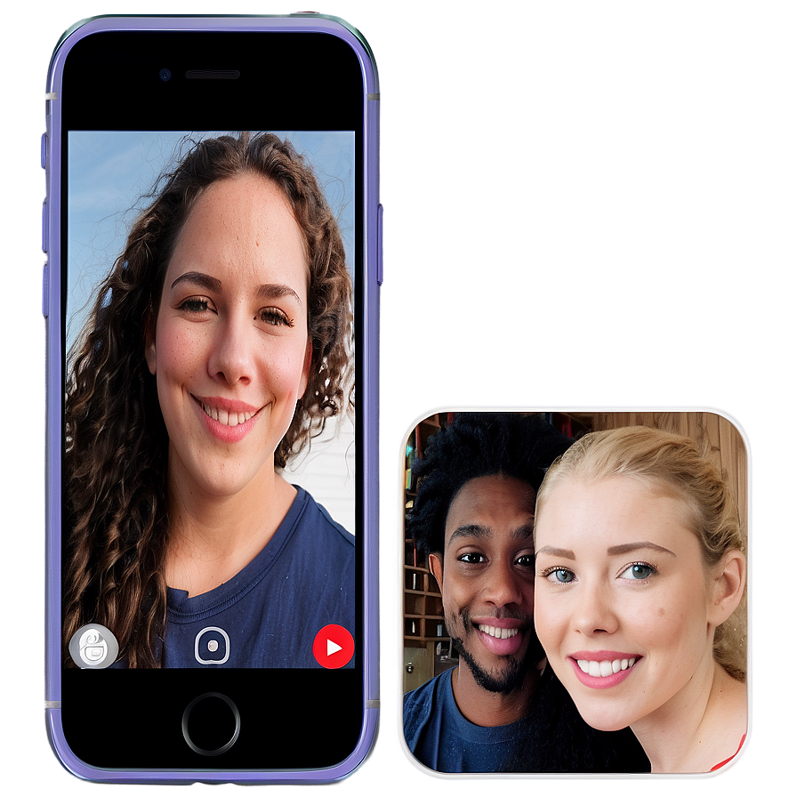 Download Facetime Call Smartphone Graphic Png Iky99 | Wallpapers.com