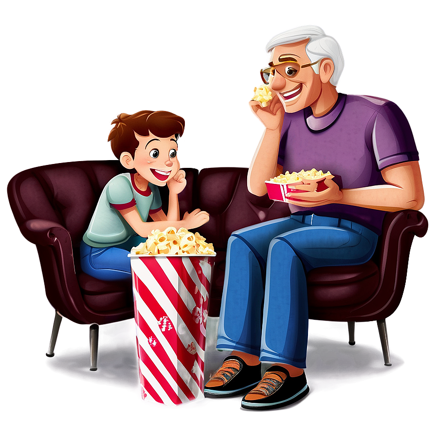 Download Family Movie Night Clipart Png Jud | Wallpapers.com