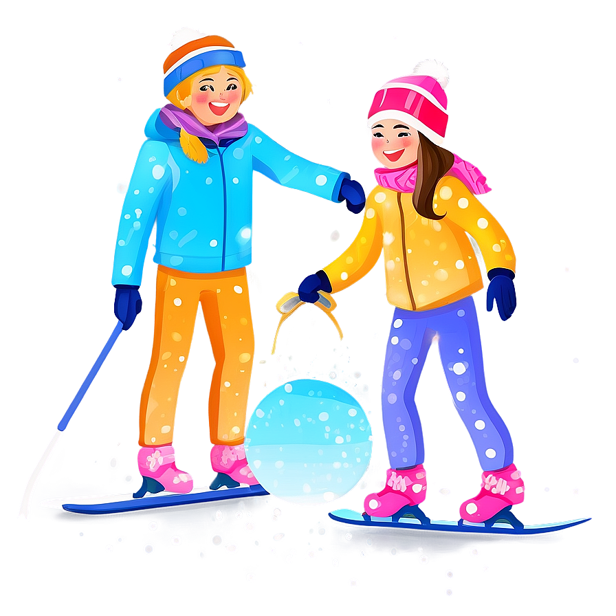 Download Family Winter Fun Clipart Png 06262024 | Wallpapers.com