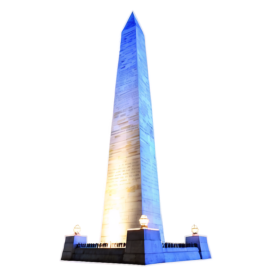 Download Festive Lights On Washington Monument Png 06202024 ...