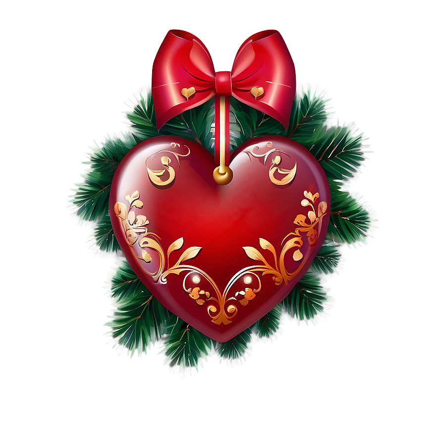 Download Festive Red Heart Png 05242024 | Wallpapers.com