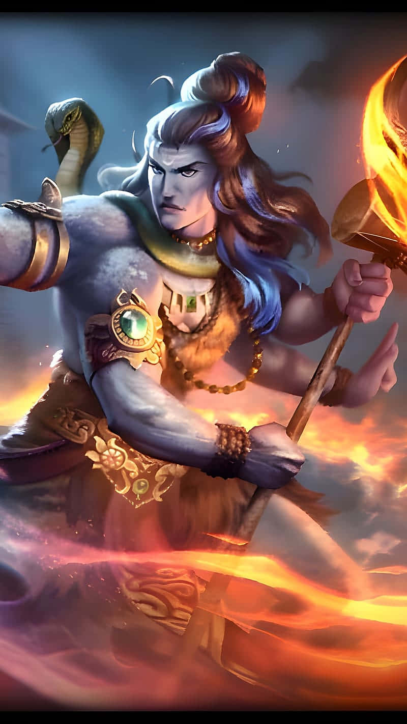 Lord Shiva Angry Animated Lord Shiva's Power: Lighting Our Way