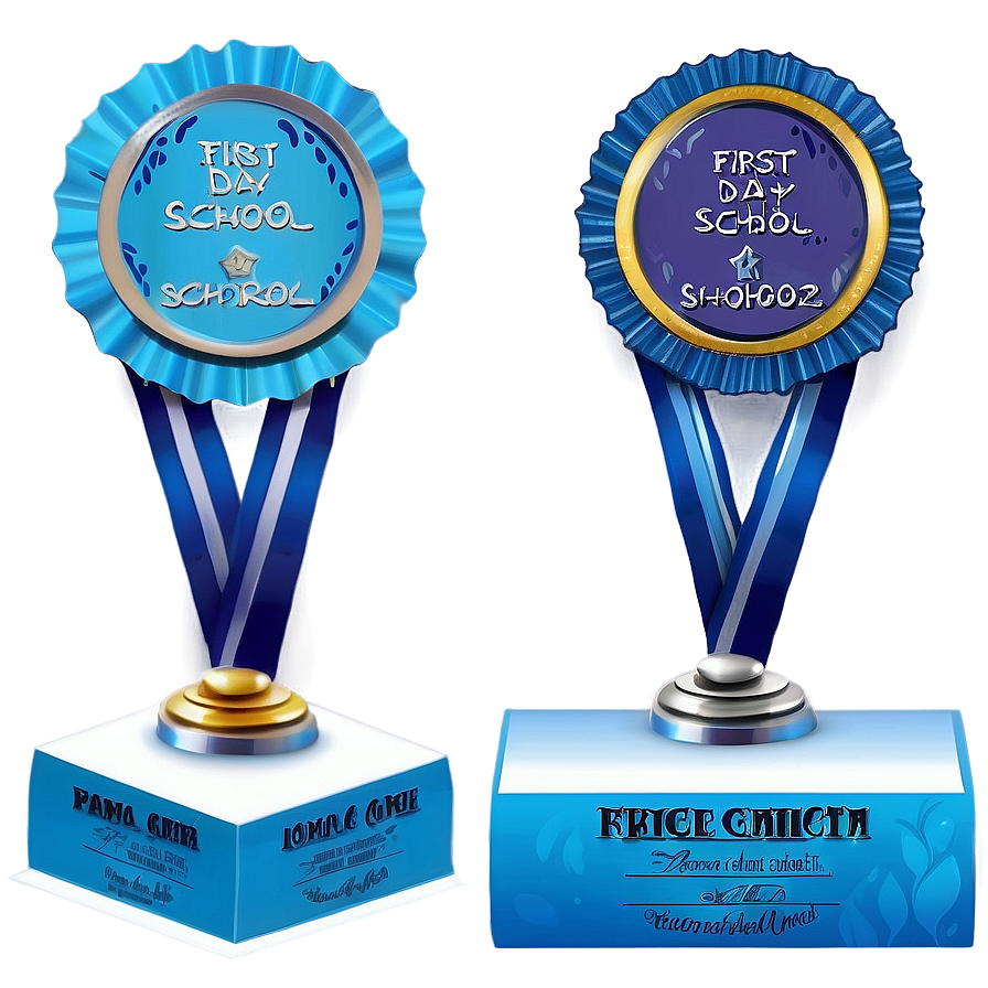 Download First Dayof School Award Ribbons | Wallpapers.com