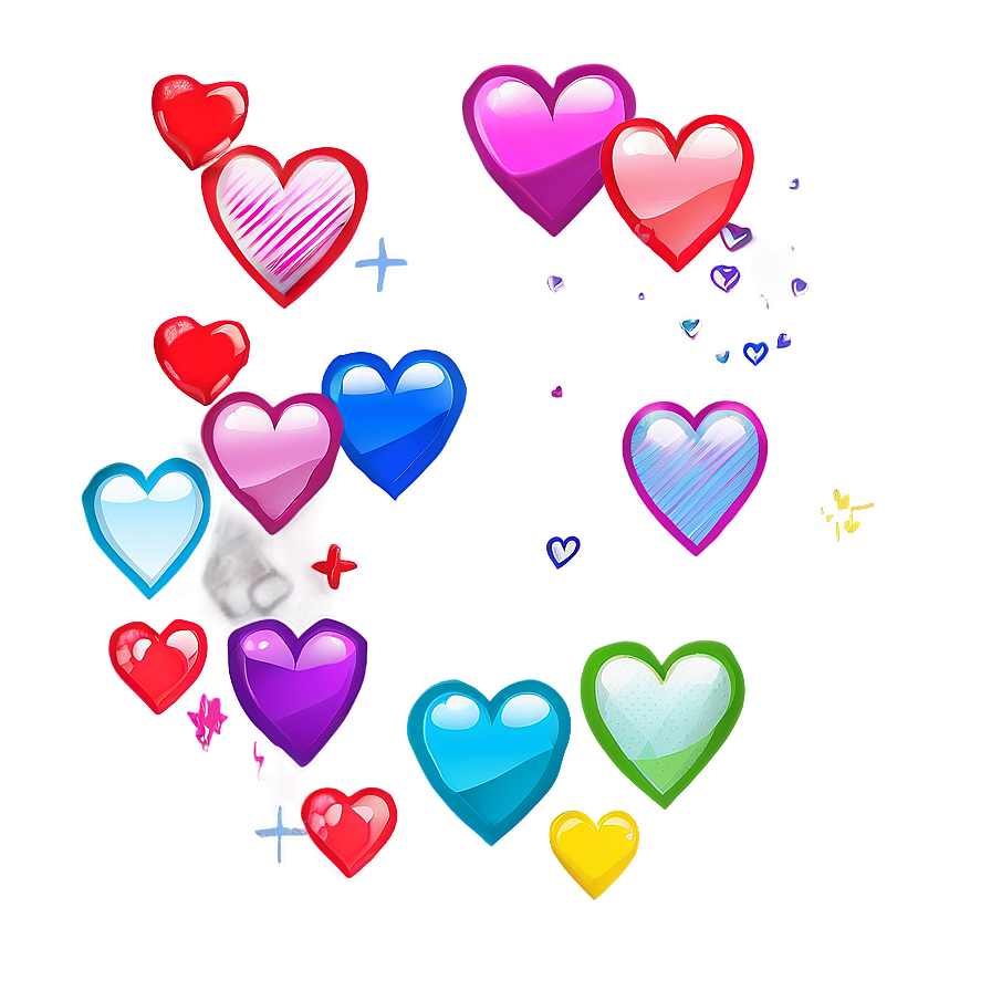 Download Floating Hearts Png 05032024 | Wallpapers.com