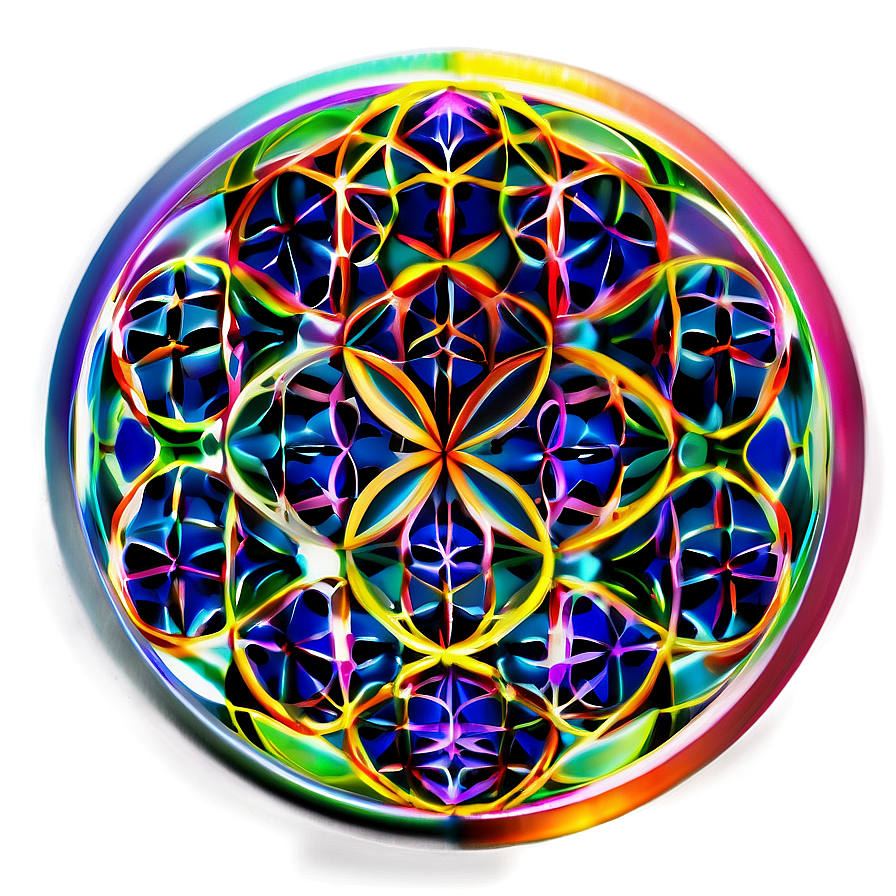 Download Flower Of Life Galactic Pattern Png Oow67 | Wallpapers.com