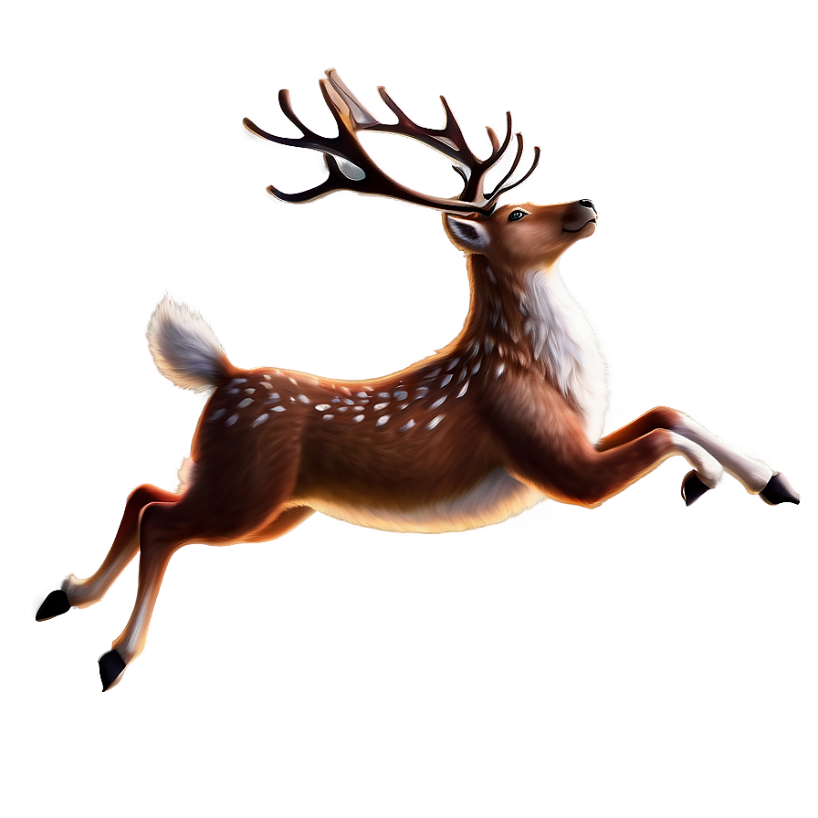 Download Flying Reindeer Png Cpm | Wallpapers.com