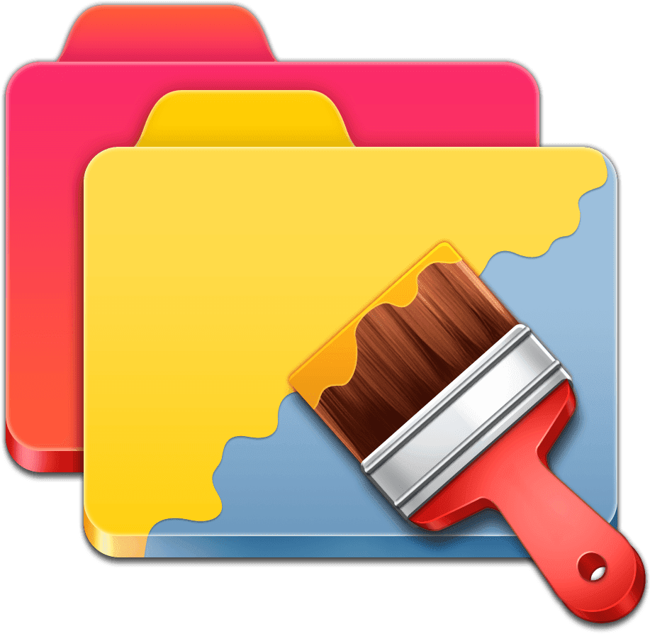 Download Folder Paintbrush Icon | Wallpapers.com