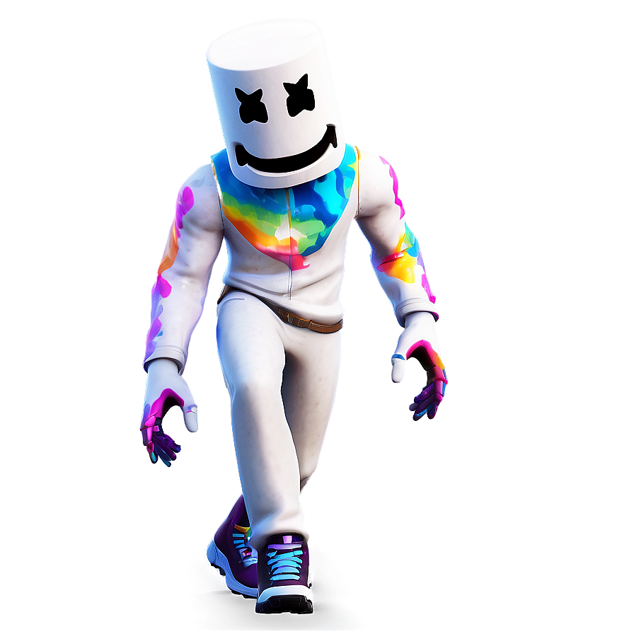 Download Fortnite Marshmello Outfit Png Psr63 | Wallpapers.com