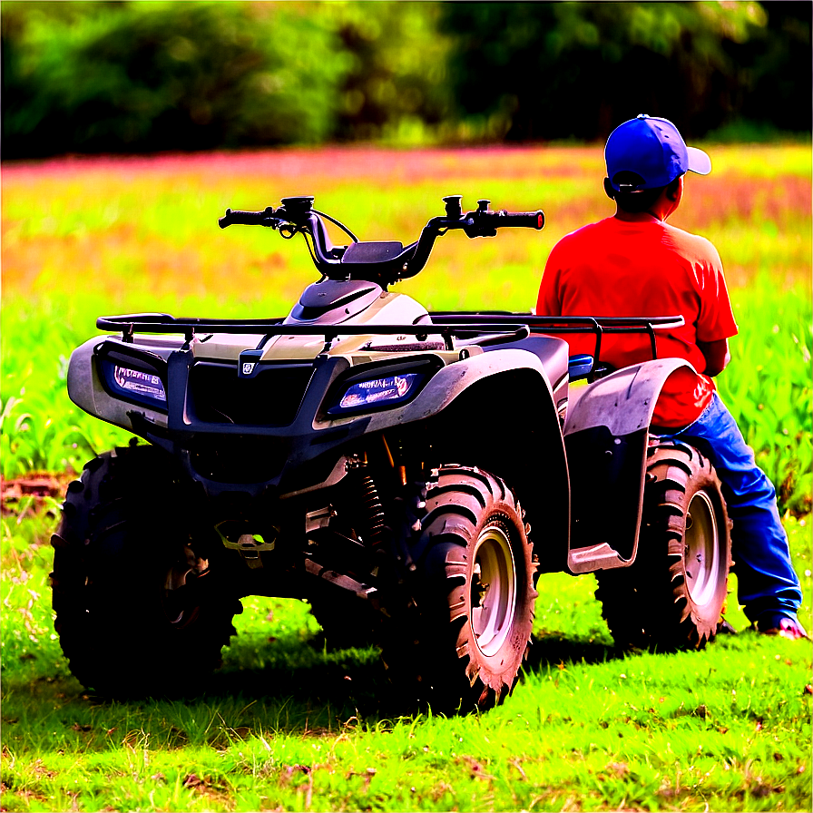 Download Four Wheeler At The Farm Png Kon89 | Wallpapers.com