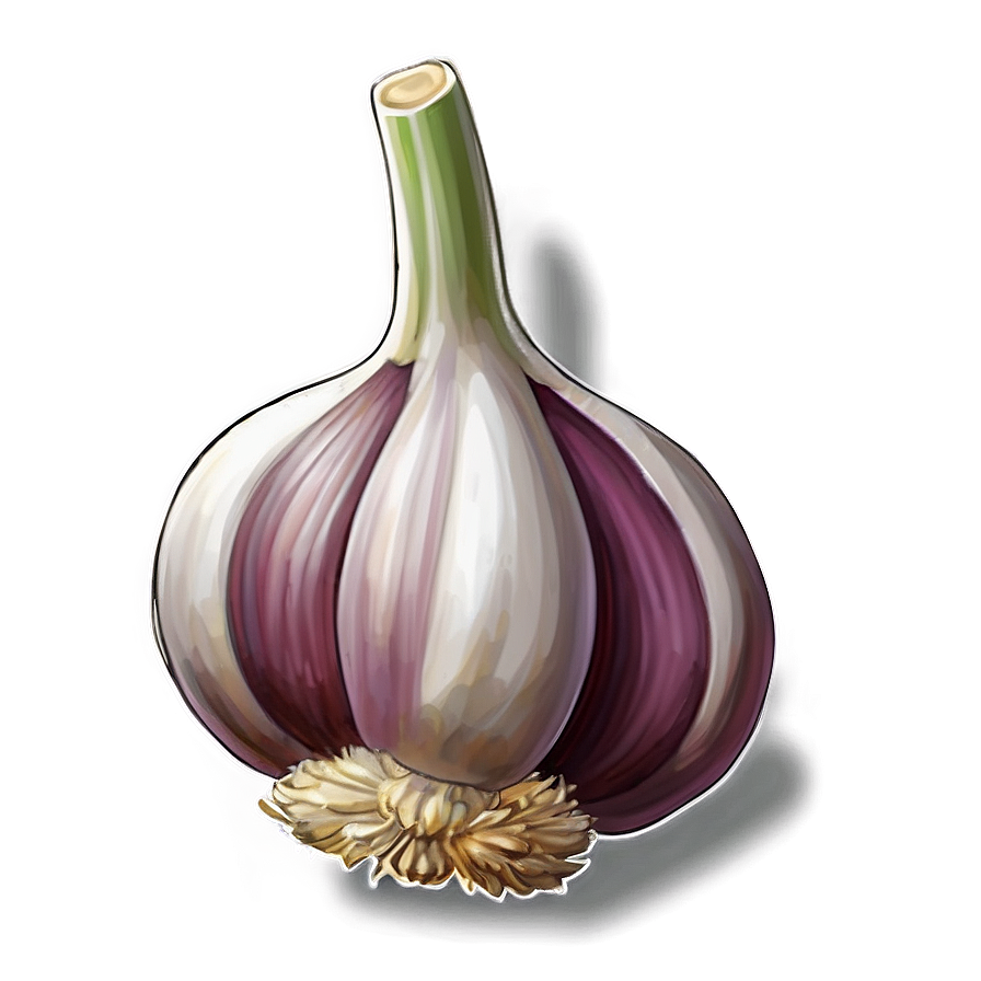 Download Garlic Drawing Png Pff13 | Wallpapers.com