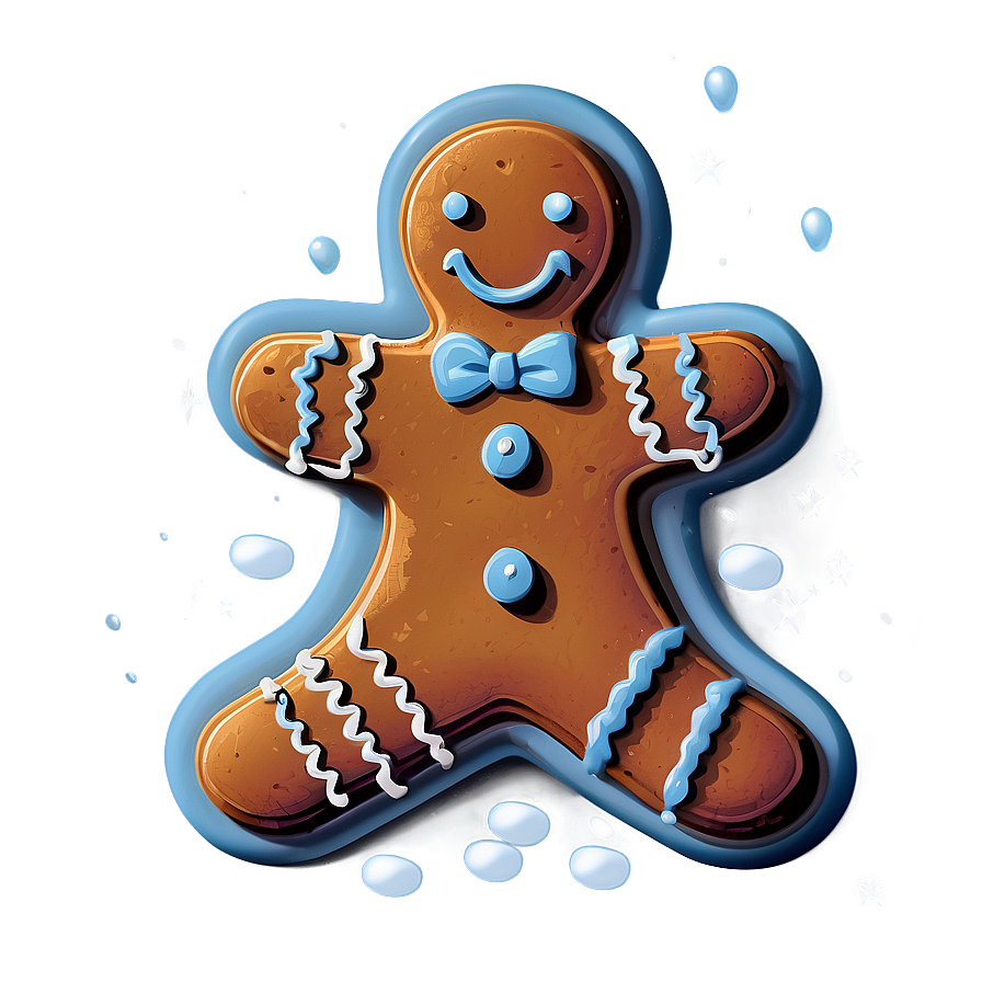 Download Gingerbread Man Icing Png Xqe99 | Wallpapers.com