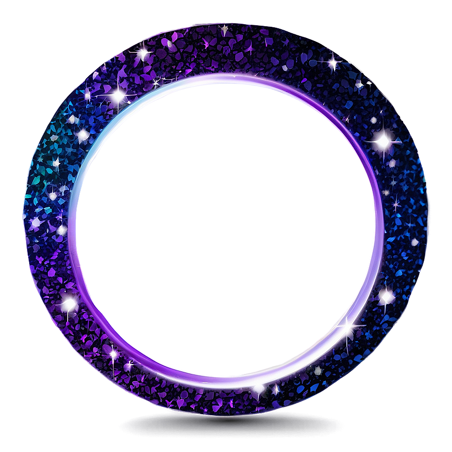 Download Glitter Circle Frame Png 55 | Wallpapers.com