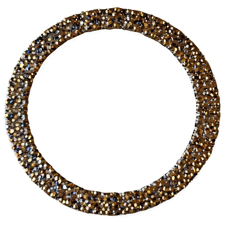 Download Glitter Circle Frame Png Nmy | Wallpapers.com