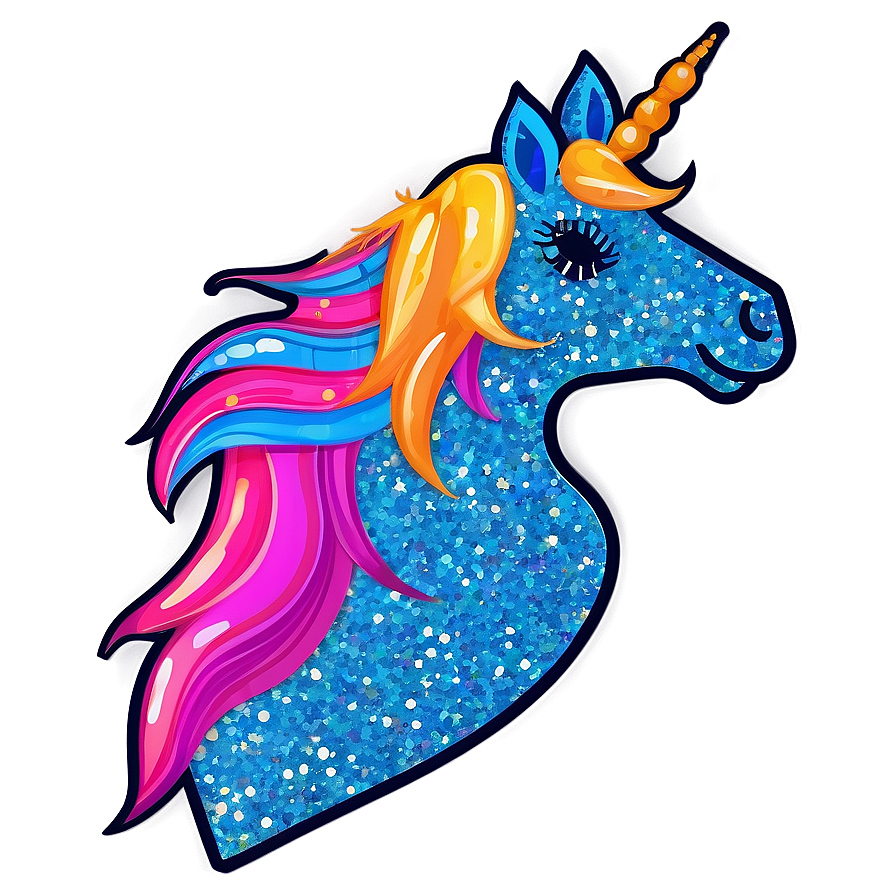 Download Glitter Unicorn Clipart Png Phs | Wallpapers.com