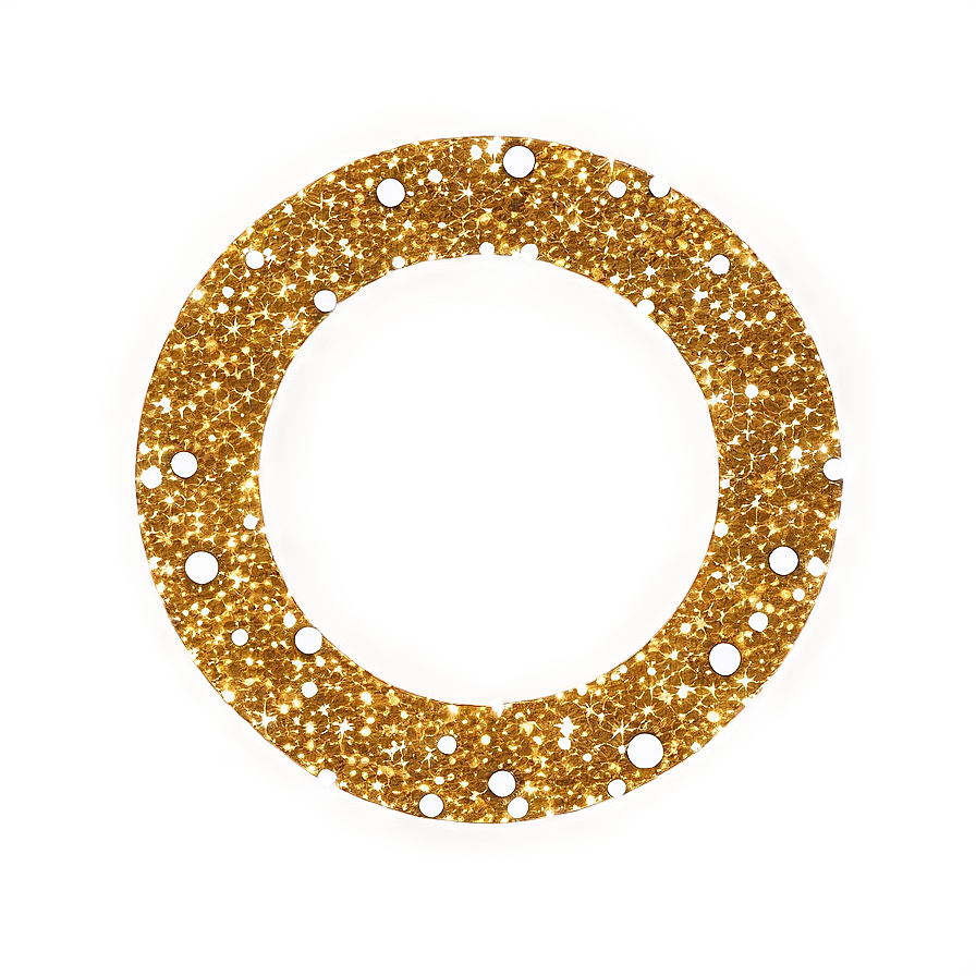 Download Gold Glitter Circle Png Nbs79 | Wallpapers.com