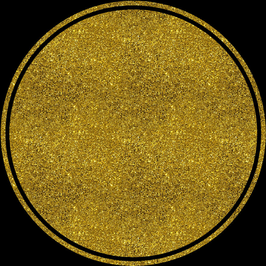 Download Gold Glitter Circle Texture | Wallpapers.com