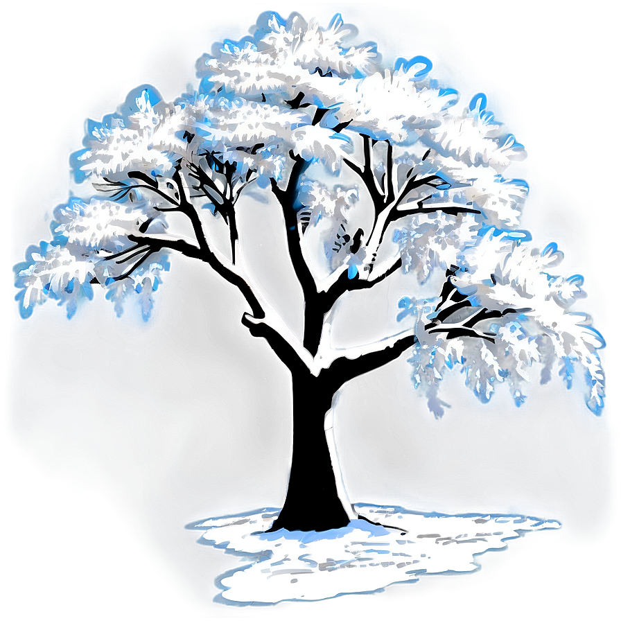 Download Gothic White Tree Representation Png 06252024 | Wallpapers.com