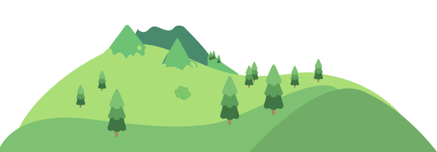 Download Green Mountain Landscape Vector | Wallpapers.com