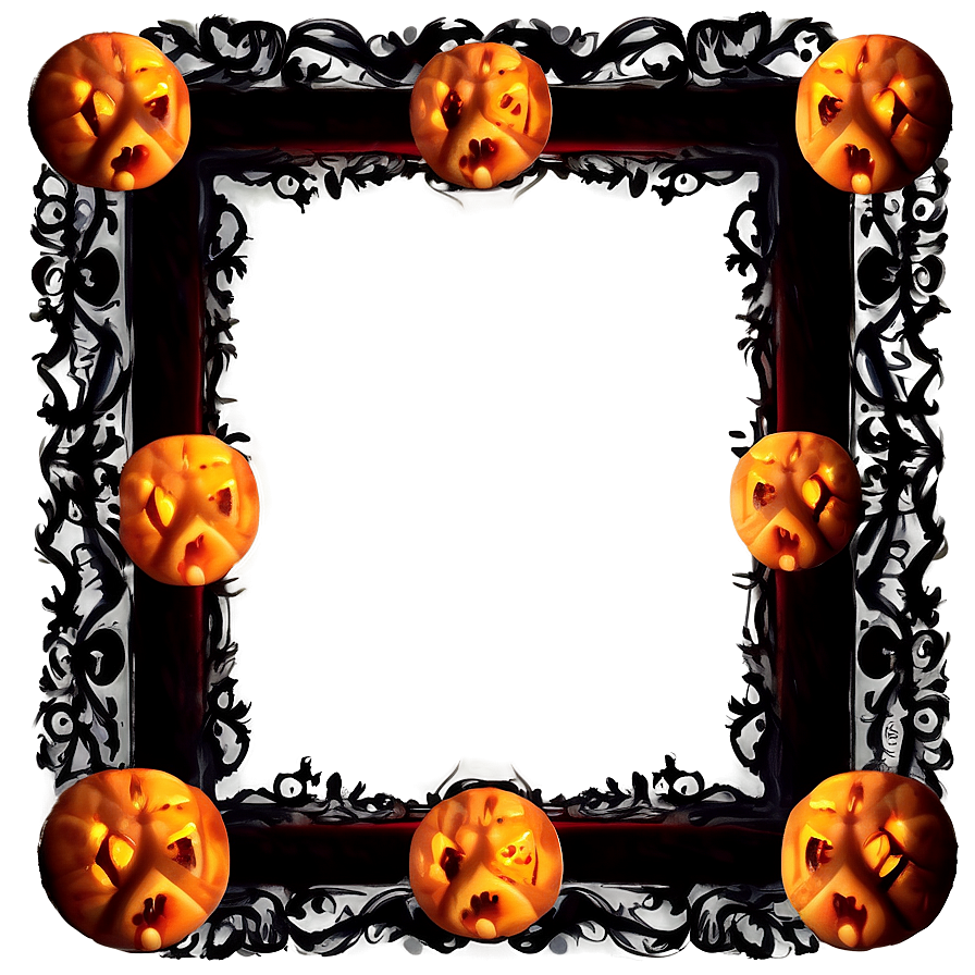 Download Halloween Frame Border Png 93 | Wallpapers.com