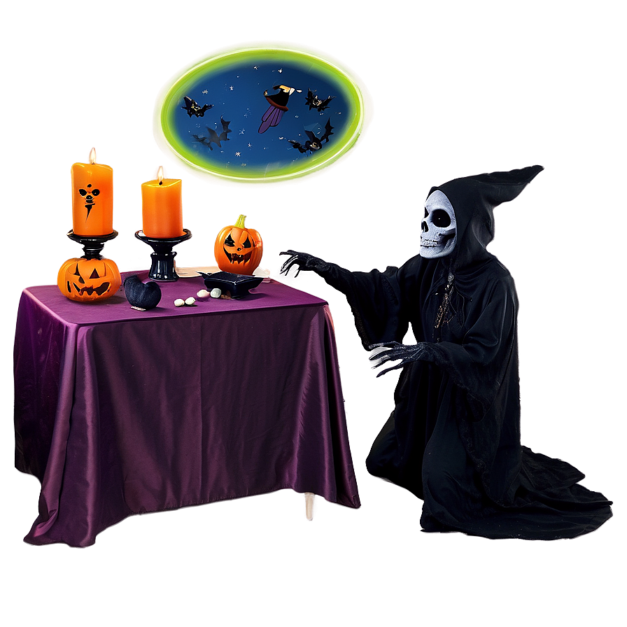Download Halloween Party Fortune Telling Corner Png 70 | Wallpapers.com