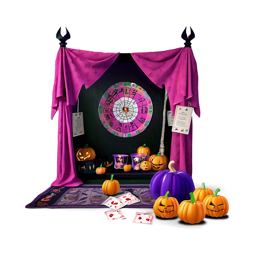 Download Halloween Party Fortune Telling Corner Png Upv | Wallpapers.com