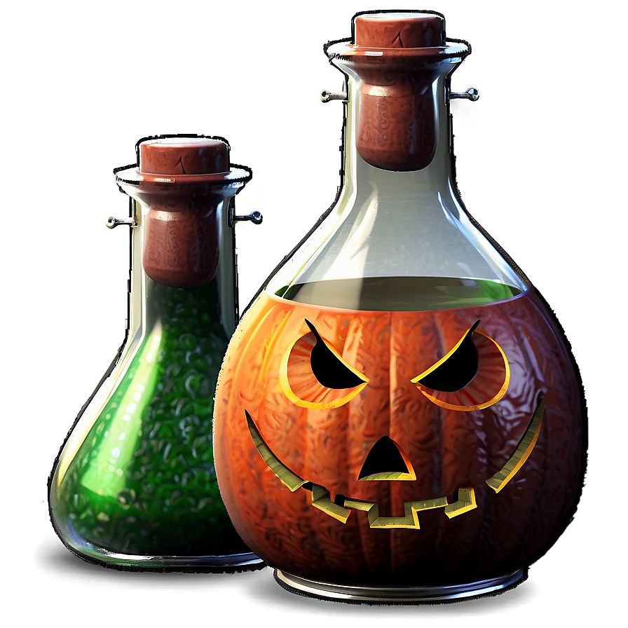 Download Halloween Party Wizard Potions Png Xuw28 | Wallpapers.com
