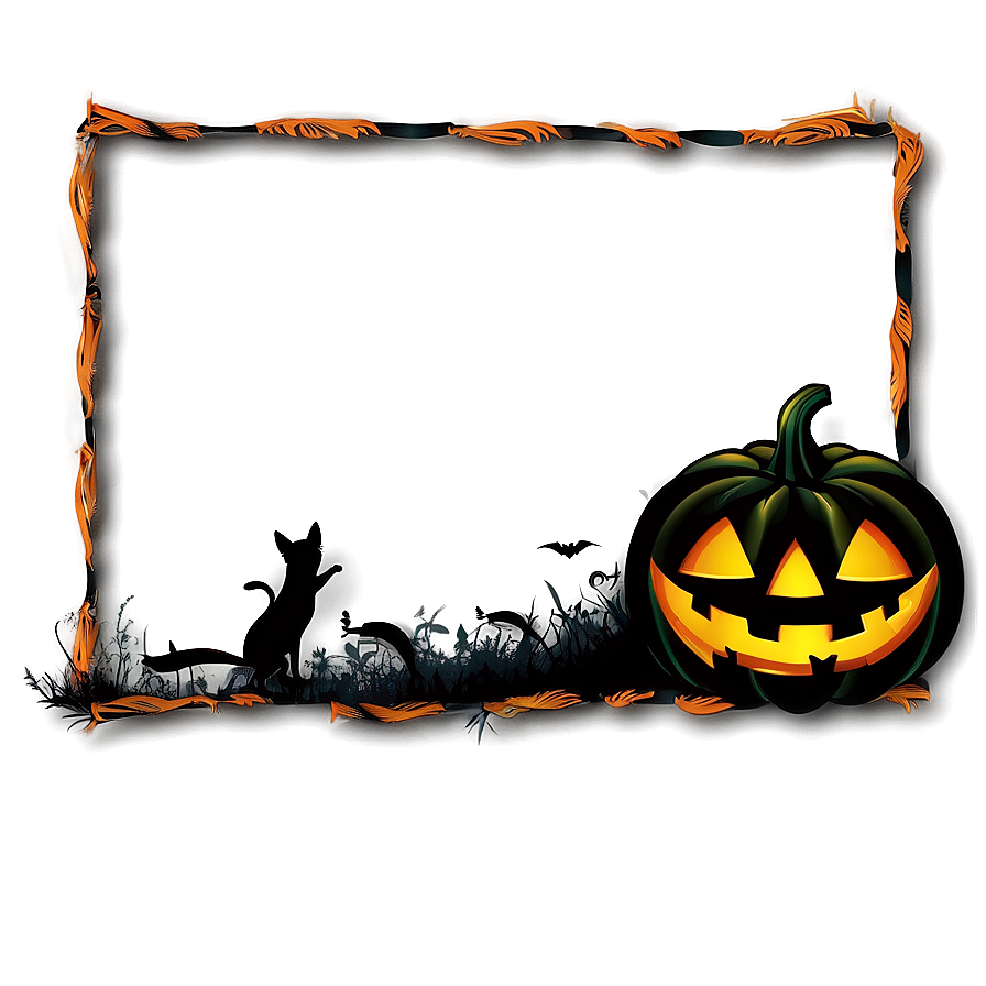 Download Halloween Photo Border Png 25 | Wallpapers.com