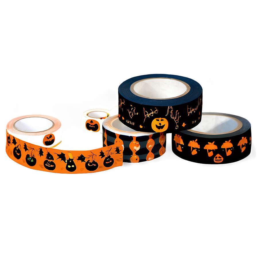 Download Halloween Washi Tape Png 05252024 | Wallpapers.com