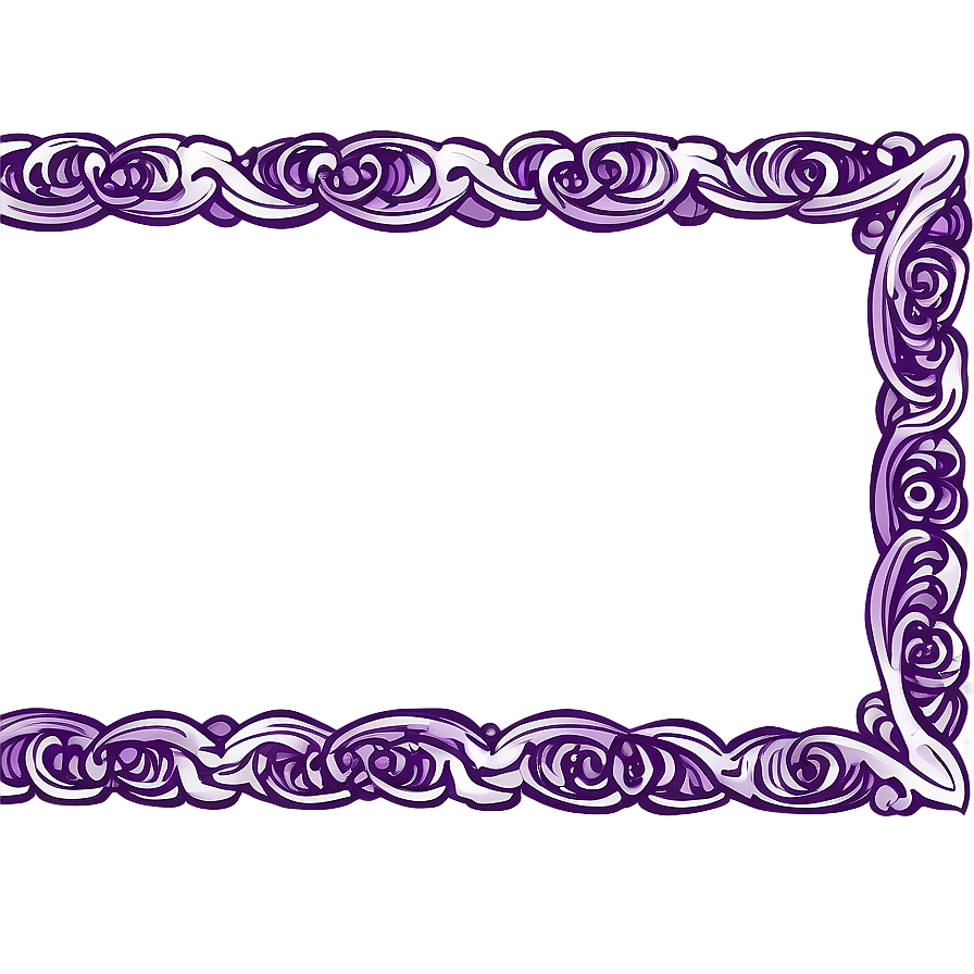 Download Hand Drawn Purple Doodle Border Png Cqu28 | Wallpapers.com
