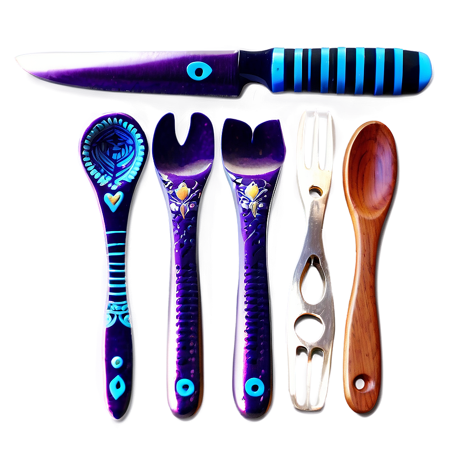 Download Handcrafted Utensils Design Png Qdr | Wallpapers.com