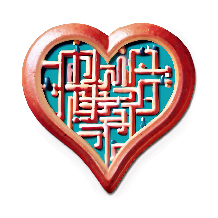 Download Heart Maze Puzzle Png 8 | Wallpapers.com