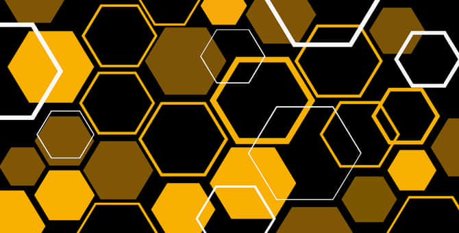 Download Hexagonal Pattern Abstract Background | Wallpapers.com