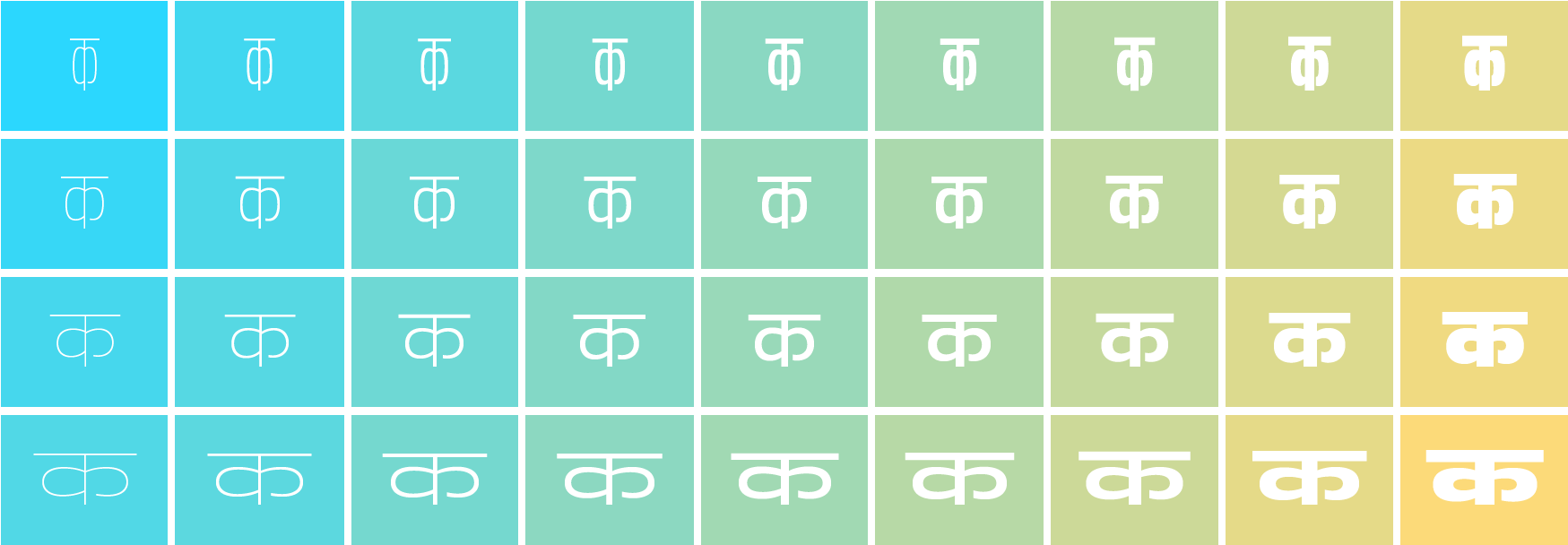 Download Hindi Letter Pattern Gradient Background | Wallpapers.com