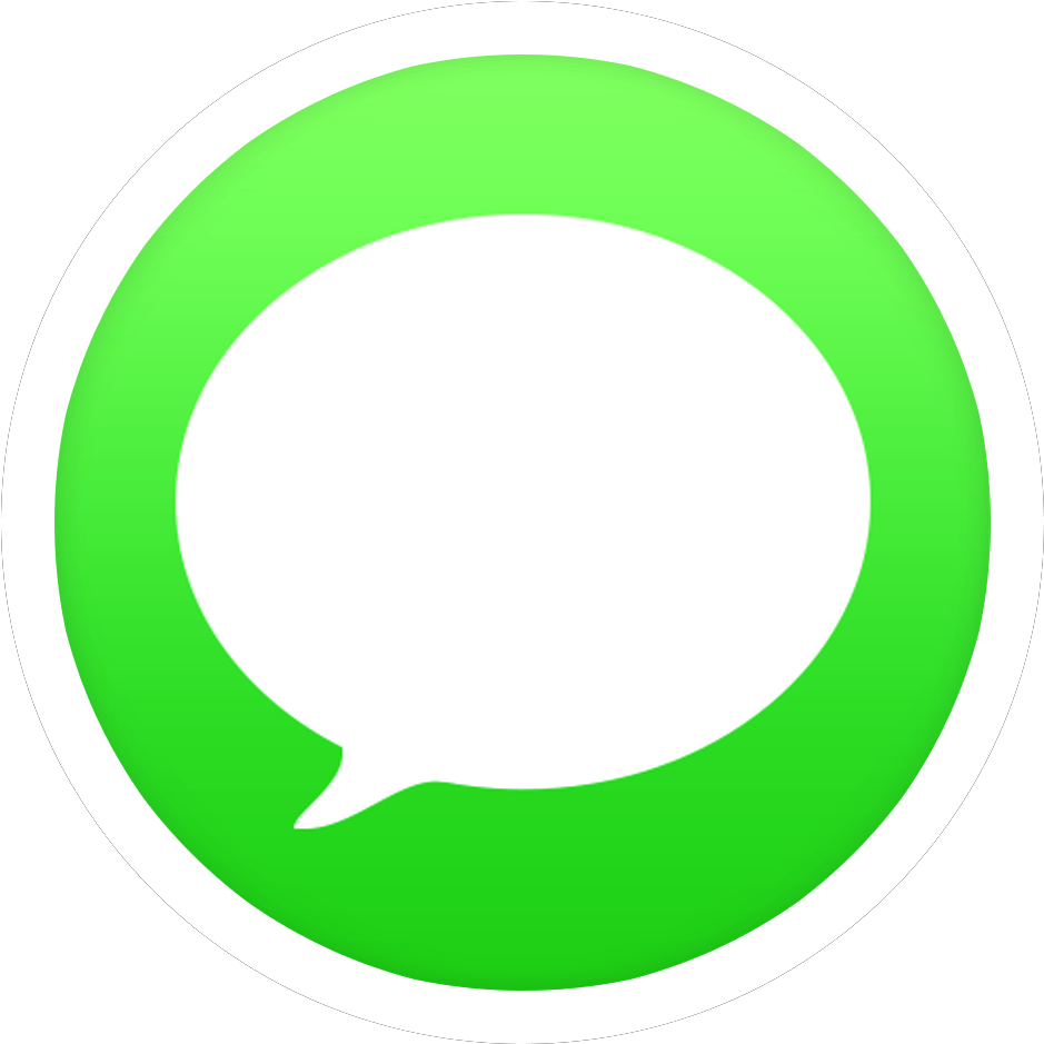 Download I Message Icon Green Bubble | Wallpapers.com