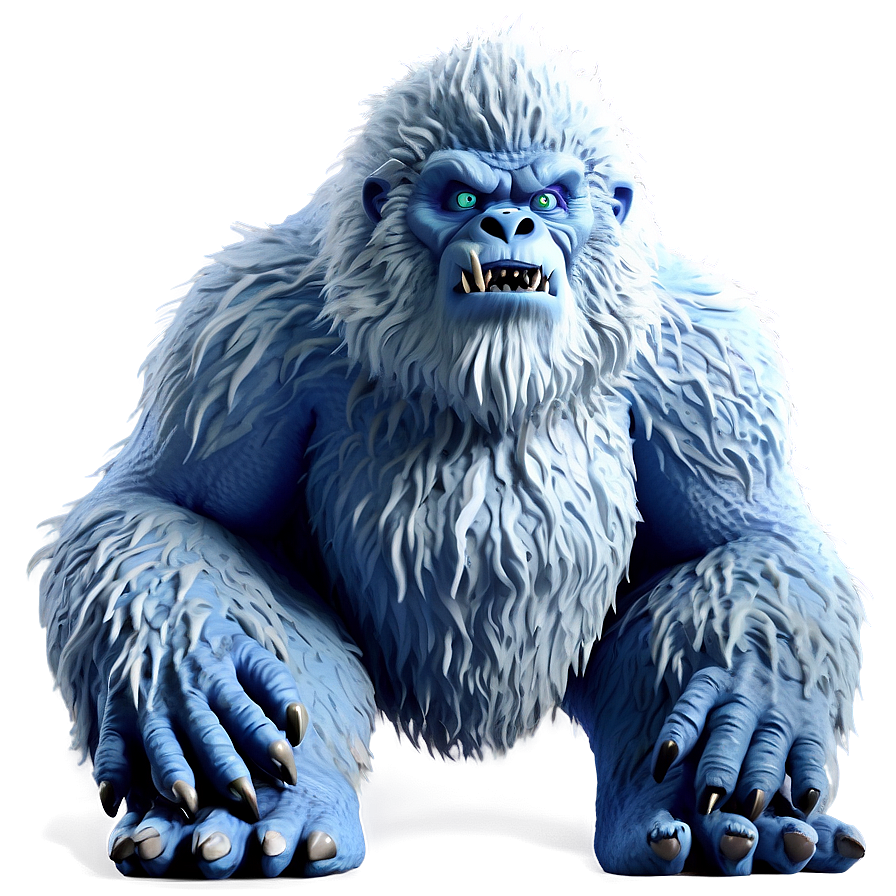 Download Ice Mountain Yeti Monster Png Oxc | Wallpapers.com