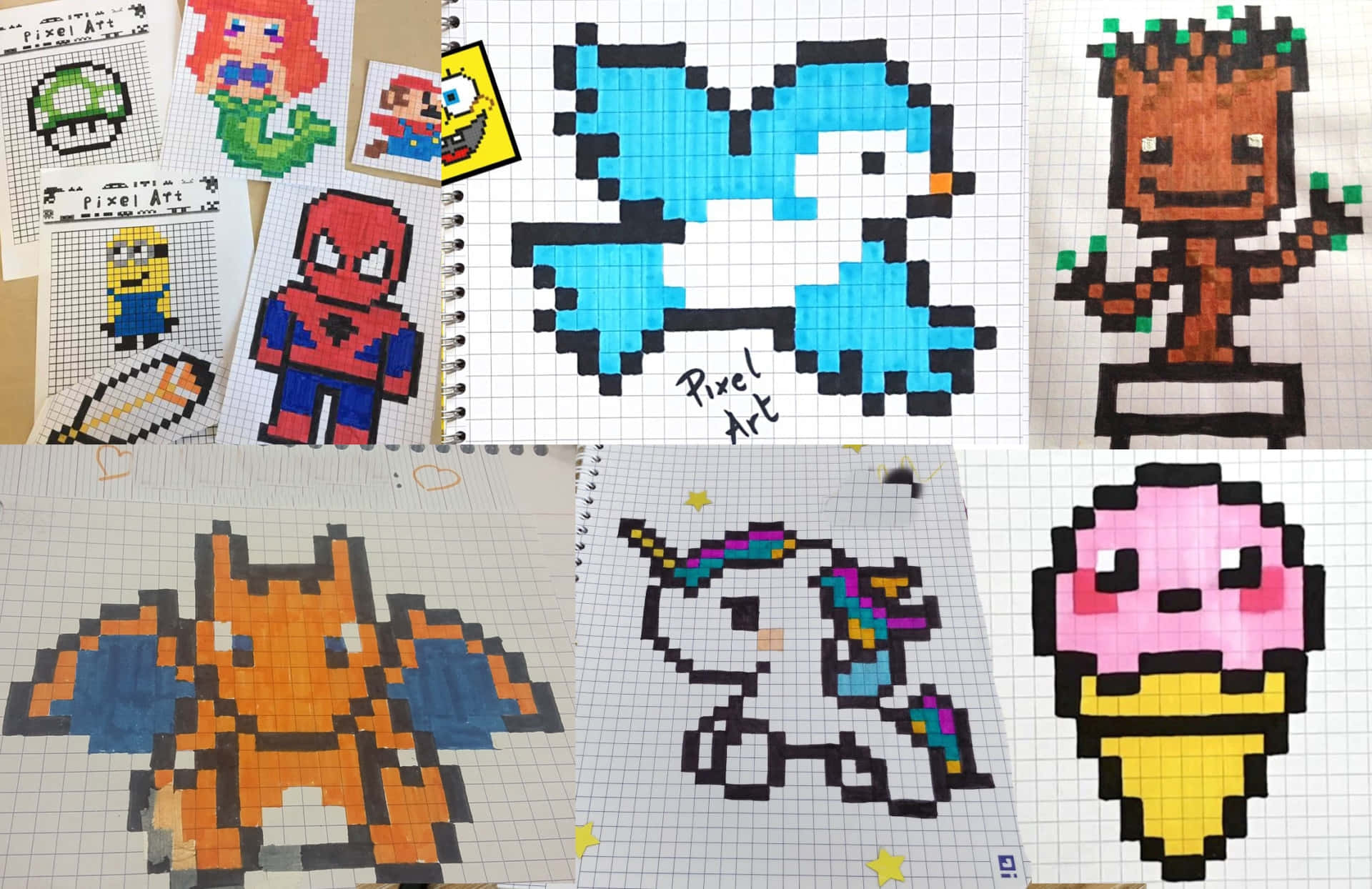 [100+] Imágenes de arte de píxeles | Wallpapers.com