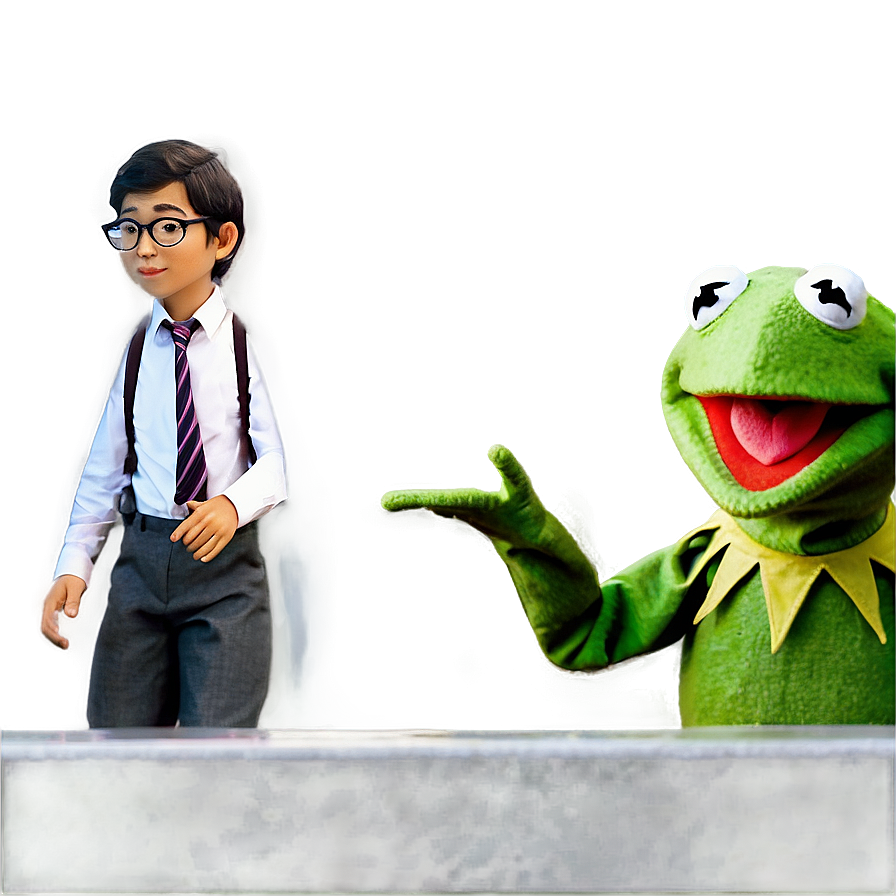 Download Kermit With Glasses Png 05232024 | Wallpapers.com